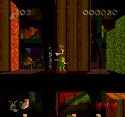 Screenshot of Cheesy (PlayStation, 1996) - MobyGames