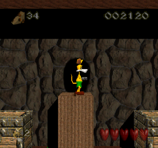 Screenshot of Cheesy (PlayStation, 1996) - MobyGames