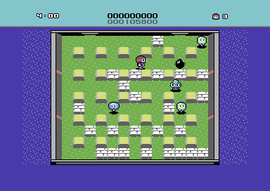 Screenshot of Bomberman C64 (Commodore 64, 2007) - MobyGames