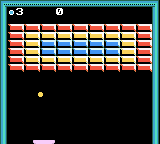Screenshot of Super Breakout (Game Boy Color, 1978) - MobyGames