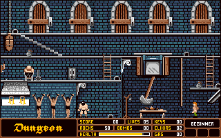 Screenshot of Beyond Dark Castle (Amiga, 1988) - MobyGames