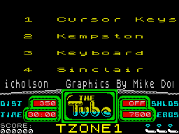 Screenshot of The Tube (ZX Spectrum, 1987) - MobyGames