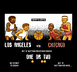 Screenshot of Arch Rivals (NES, 1989) - MobyGames