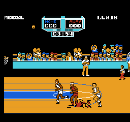 Screenshot of Arch Rivals (NES, 1989) - MobyGames