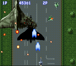 Screenshot of Aero Fighters (SNES, 1992) - MobyGames