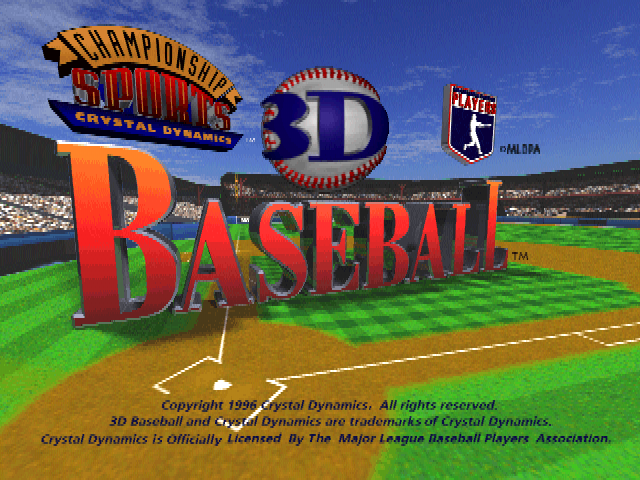 3D Baseball screenshots - MobyGames
