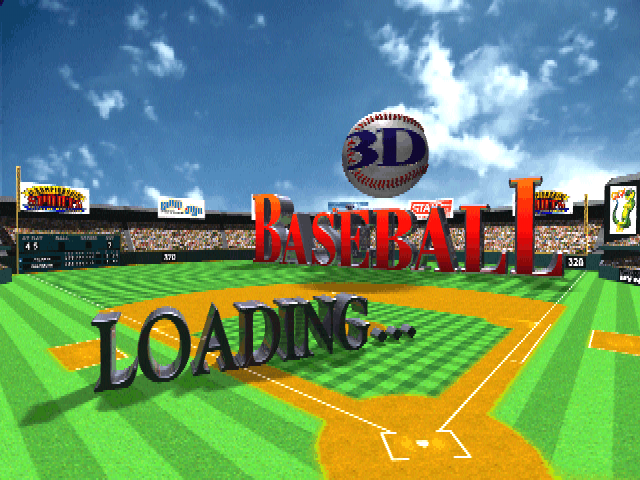 Screenshot of 3D Baseball (PlayStation, 1996) - MobyGames