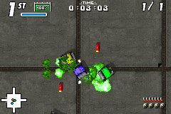 Screenshot of Karnaaj Rally (Game Boy Advance, 2002) - MobyGames