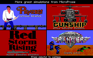 Screenshot of F-19 Stealth Fighter (DOS, 1988) - MobyGames