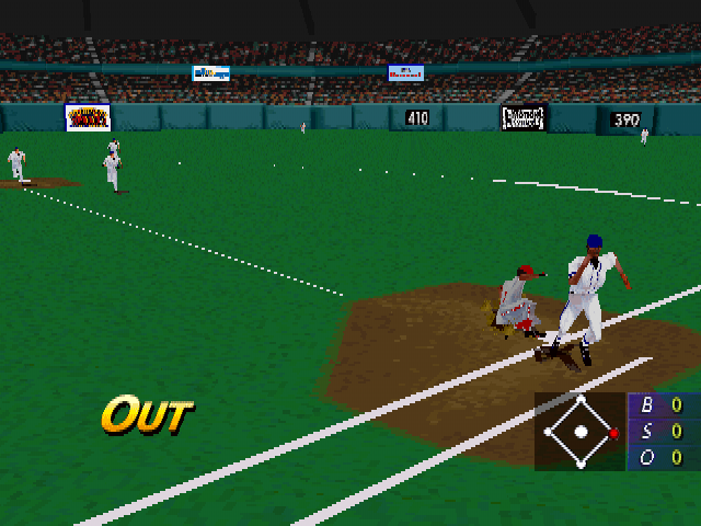 Screenshot of 3D Baseball (PlayStation, 1996) - MobyGames