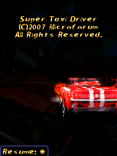 Screenshot of Super Taxi Driver: The Original (J2ME, 2007) - MobyGames