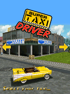 Screenshot of Super Taxi Driver: The Original (J2ME, 2007) - MobyGames