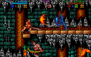Screenshot of Castle of Dragon (Arcade, 1989) - MobyGames