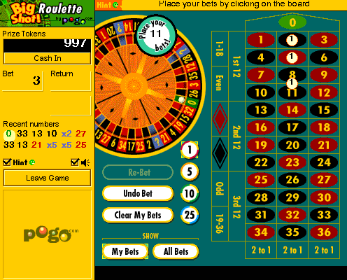 Big Shot Roulette (2000) - MobyGames