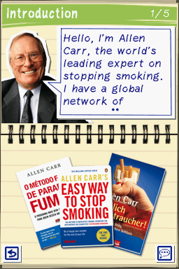 Screenshot of My Stop Smoking Coach: Allen Carr's EasyWay (Nintendo DS ...