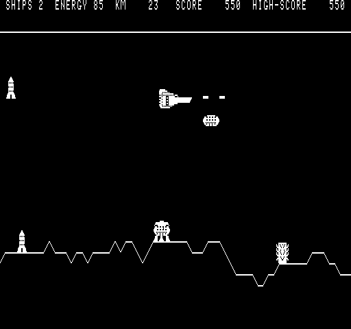 Screenshot of Interceptor (Exidy Sorcerer, 1982) - MobyGames