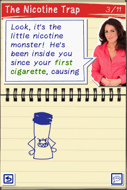 Screenshot of My Stop Smoking Coach: Allen Carr's EasyWay (Nintendo DS ...