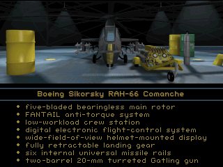 Screenshot of Comanche: Maximum Overkill (DOS, 1992) - MobyGames