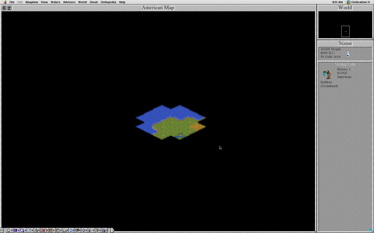 Screenshot of Sid Meier's Civilization II (Macintosh, 1996) - MobyGames