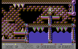 Screenshot of Toxic Adventure (Commodore 64, 1996) - MobyGames