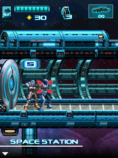 Screenshot of N.O.V.A.: Near Orbit Vanguard Alliance (J2ME, 2011) - MobyGames