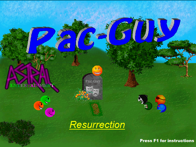 Screenshot of Pac-Guy: Resurrection (Windows, 1996) - MobyGames