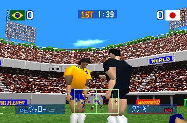 Screenshot of Goal Storm (PlayStation, 1996) - MobyGames