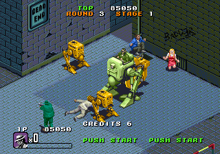 Screenshot of Michael Jackson's Moonwalker (Arcade, 1990) - MobyGames