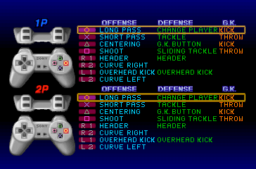 Screenshot of Goal Storm (PlayStation, 1996) - MobyGames
