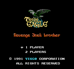 Screenshot of Twin Eagle (NES, 1988) - MobyGames