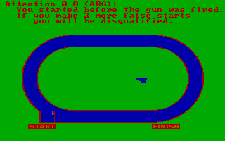 Screenshot of Olympic Decathlon (PC Booter, 1980) - MobyGames