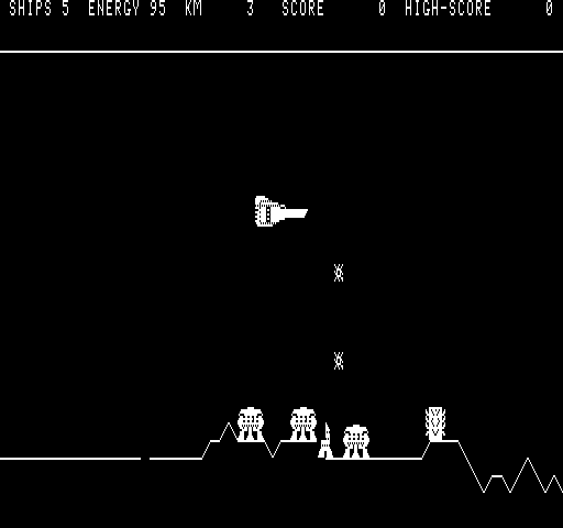 Screenshot of Interceptor (Exidy Sorcerer, 1982) - MobyGames