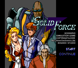 Screenshot of Solid Force (TurboGrafx CD, 1995) - MobyGames