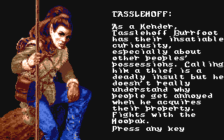 Screenshot of Heroes of the Lance (Amiga, 1988) - MobyGames