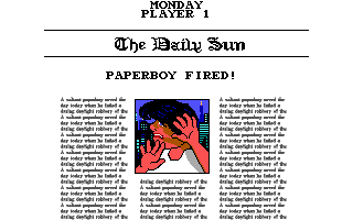 Screenshot of Paperboy 2 (DOS, 1991) - MobyGames