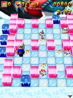 Screenshot of 3D Bomberman Atomic (J2ME, 2009) - MobyGames