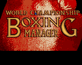 World Championship Boxing Manager screenshots - MobyGames