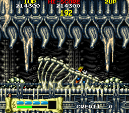 Screenshot of The Astyanax (Arcade, 1989) - MobyGames