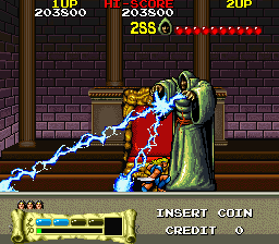 Screenshot of The Astyanax (Arcade, 1989) - MobyGames