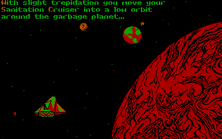 Screenshot of Final Orbit (DOS, 1990) - MobyGames