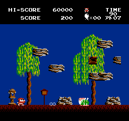 Screenshot of Jajamaru no Daibōken (NES, 1986) - MobyGames