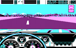 Screenshot of Stunt Driver (DOS, 1990) - MobyGames