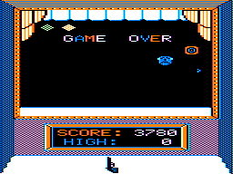 Screenshot of Shooting Arcade (TRS-80 CoCo, 1982) - MobyGames