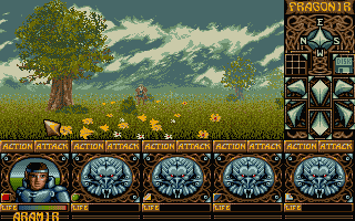 Screenshot of Ishar: Legend of the Fortress (Atari ST, 1992) - MobyGames