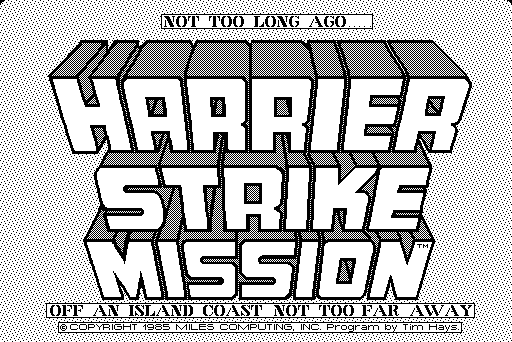 Harrier Strike Mission (1985) - MobyGames