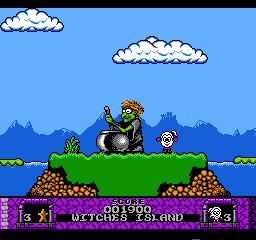 Screenshot of Wonderland Dizzy (NES, 2015) - MobyGames