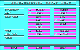 Screenshot of Stunt Driver (DOS, 1990) - MobyGames