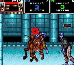 Screenshot of Beast Busters (Arcade, 1989) - MobyGames