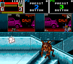 Screenshot of Beast Busters (Arcade, 1989) - MobyGames