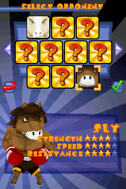 Screenshot of Animal Boxing (Nintendo DS, 2008) - MobyGames